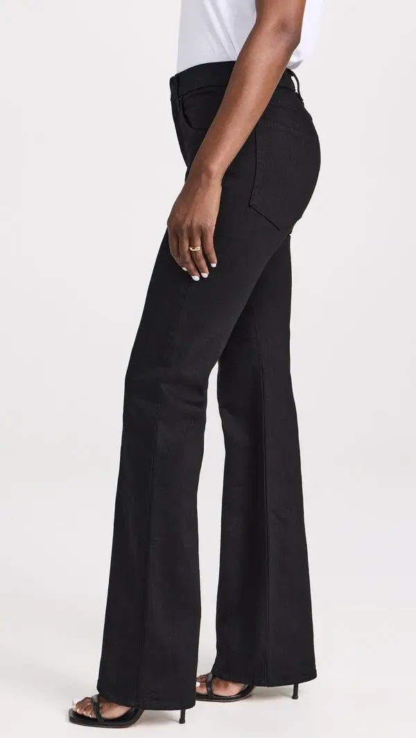 NILI LOTAN Celia Boot-cut Jeans - Distressed Black