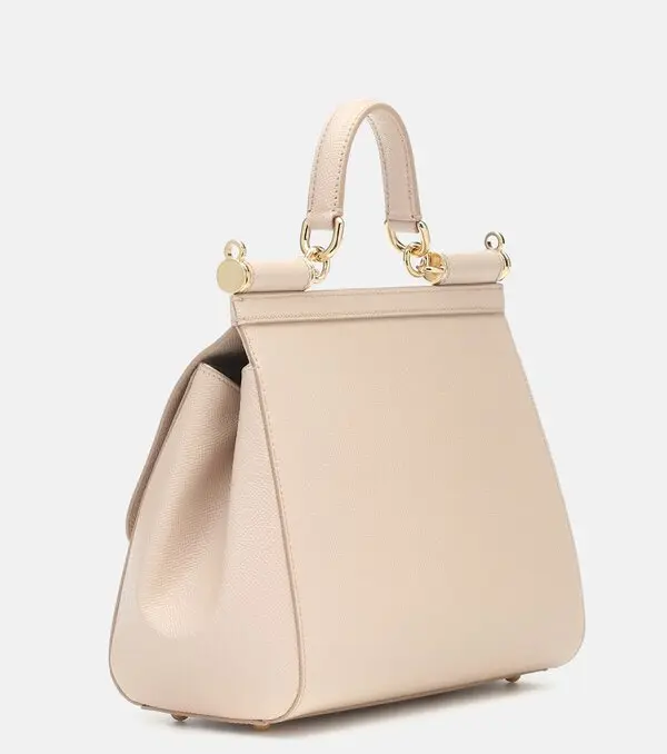 Dolce & Gabbana Sicily Leather Shoulder Bag
