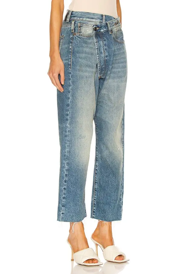 R13 Crossover Straight Leg Jeans