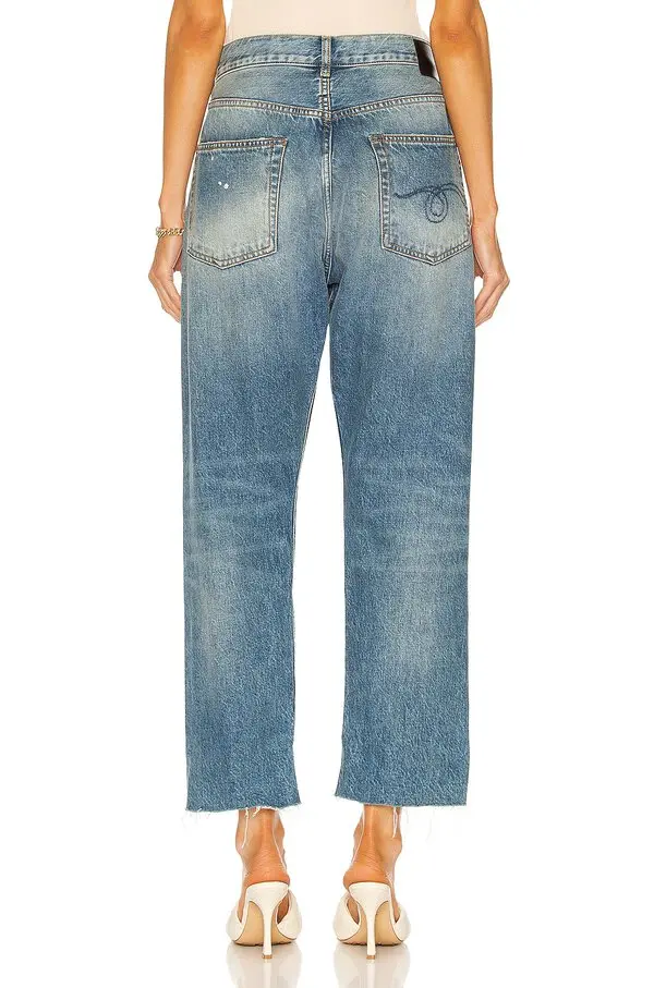 R13 Crossover Straight Leg Jeans