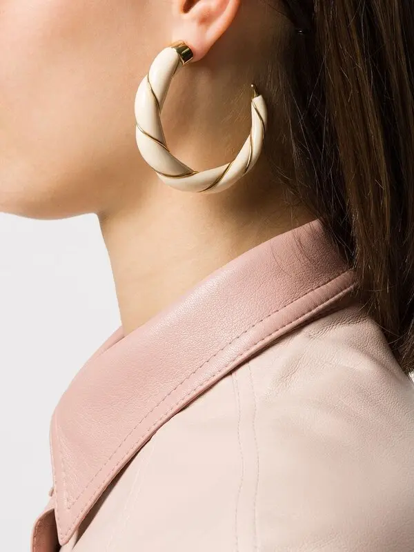 AURÉLIE BIDERMANN Diana Hoop Earrings - Neutrals