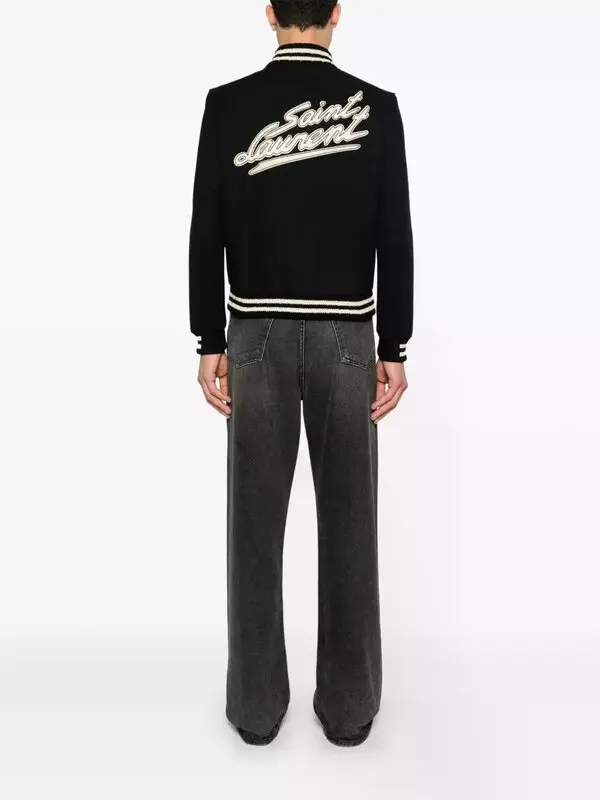Saint Laurent Teddy Varsity Jacket
