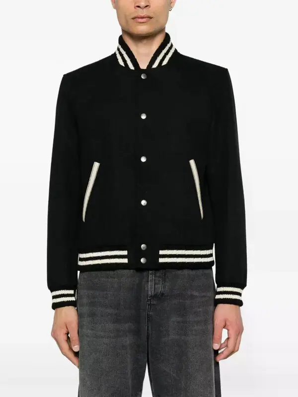 Saint Laurent Teddy Varsity Jacket