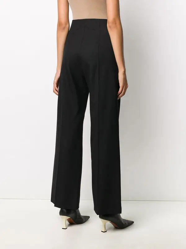 PATOU Iconic Virgin Wool Trousers - Black