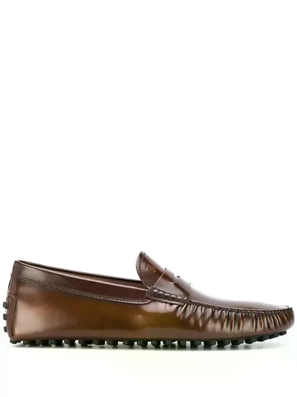 TOD'S Gommino Driving Loafers - Brown