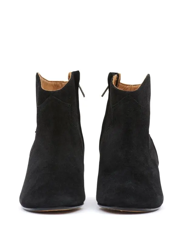 Isabel Marant Étoile Dicker Suede Boots - Black