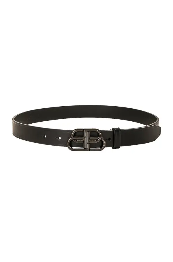 Balenciaga Bb 25 Belt - Black