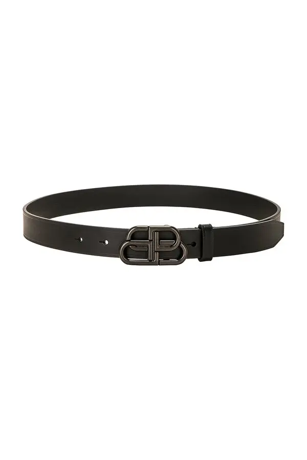Balenciaga Bb 25 Belt - Black
