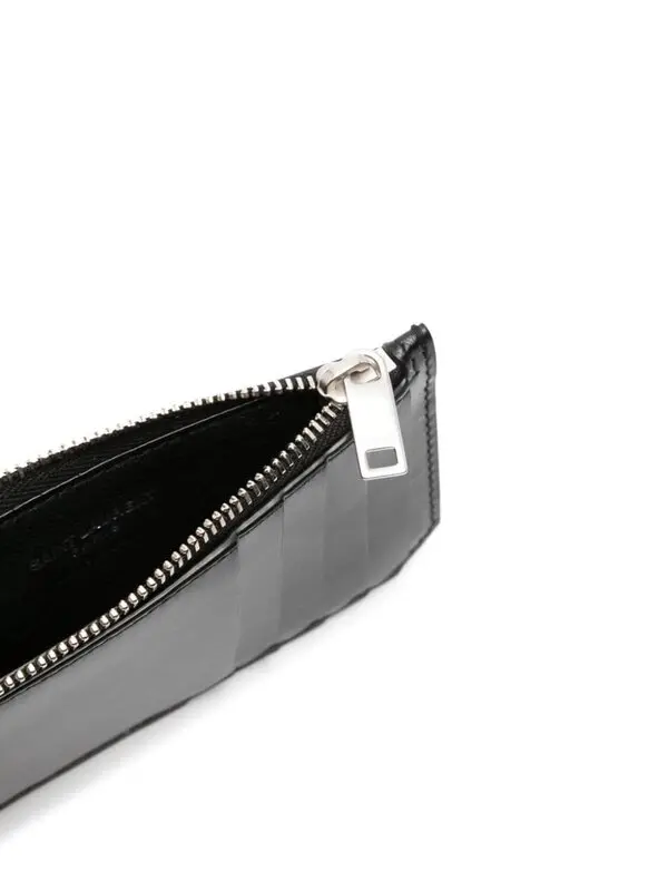 Saint Laurent Monogram-plaque Cardholder