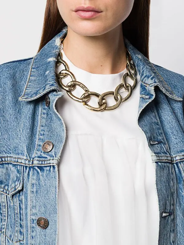 GOOSSENS Lhassa Link Necklace - Metallic