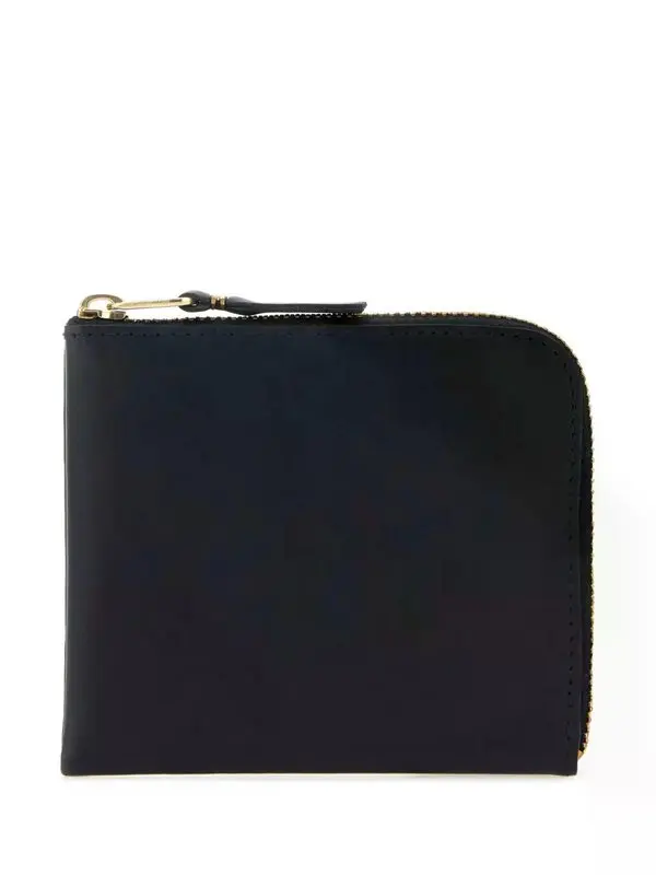 Comme Des Garçons Compact Zipped Wallet - Blue