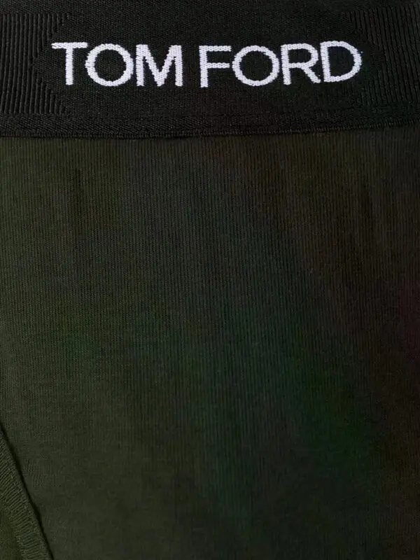 TOM FORD Logo Waistband Boxers - Green