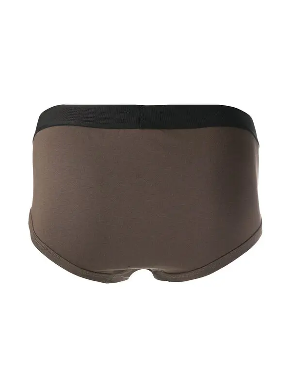 TOM FORD Logo Cotton Briefs - Green