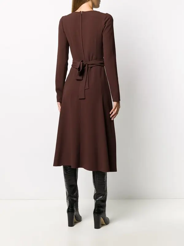 Dolce & Gabbana Belted Longuette Dress