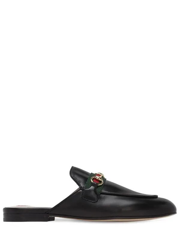 Gucci 10mm Princetown Leather Mules