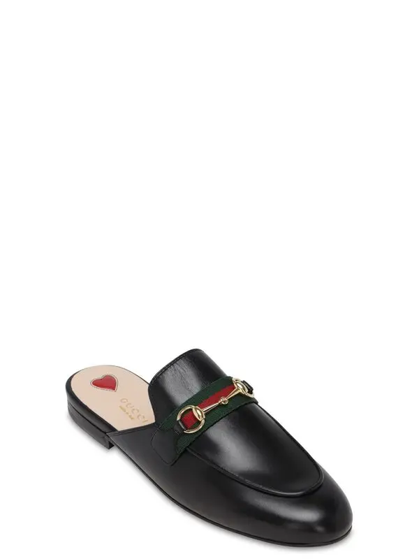 Gucci 10mm Princetown Leather Mules