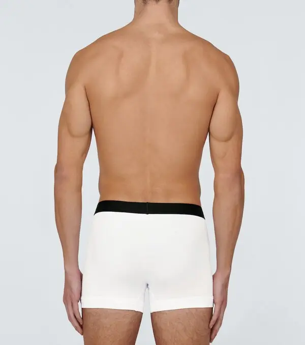 TOM FORD Stretch-cotton Boxer Briefs - White