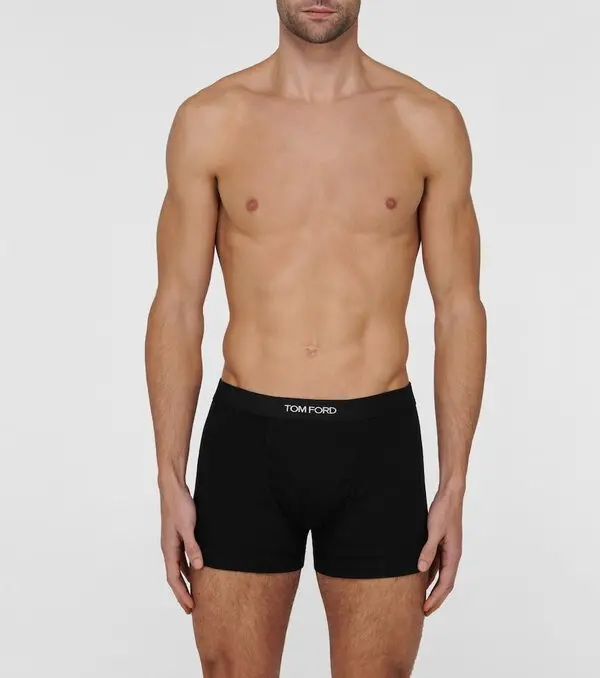 TOM FORD Stretch-cotton Boxer Briefs - Black