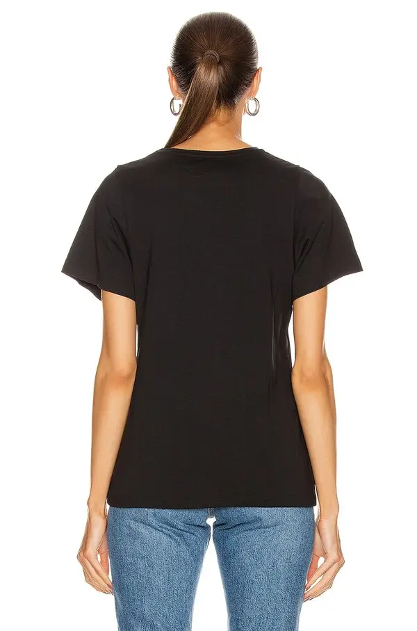 TOTEME Curved Seam Tee - Black