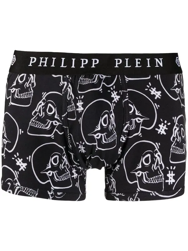 Philipp Plein Outline Skull-print Boxers