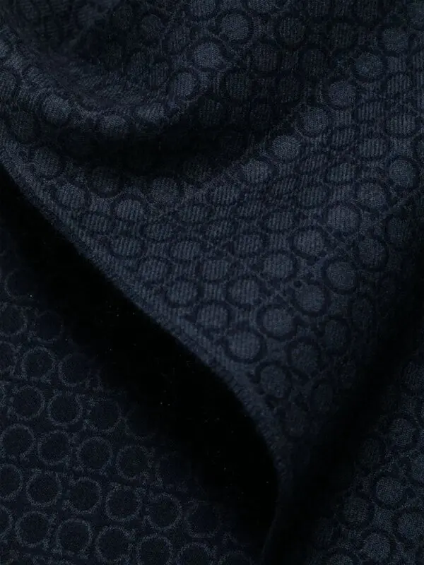 FERRAGAMO Gancini Scarf - Blue