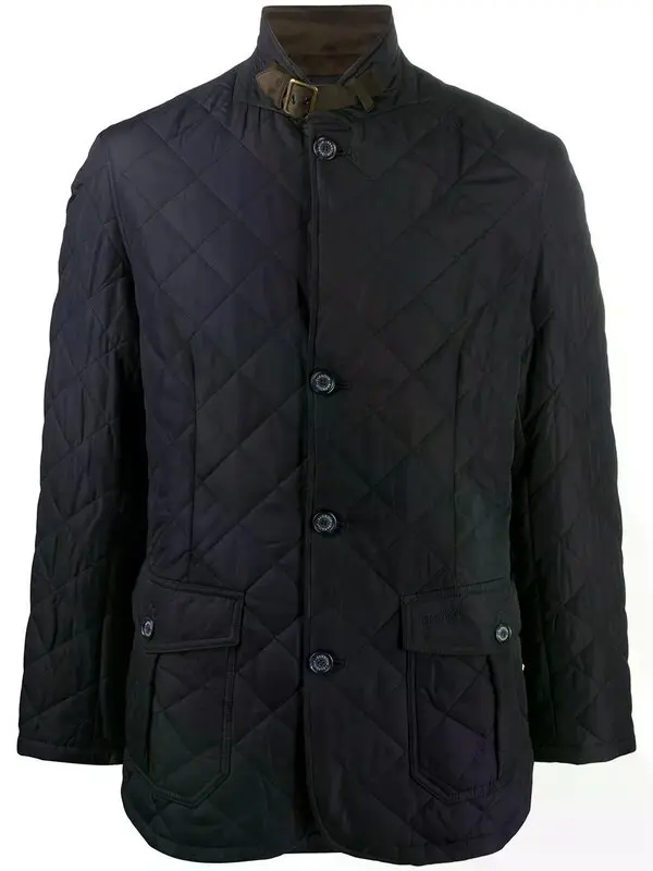 Barbour Lutz Quilted Jacket - Blue