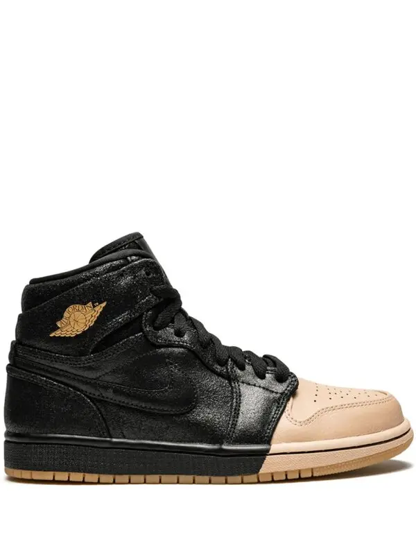 JORDAN Air 1 Retro High Sneakers - Black
