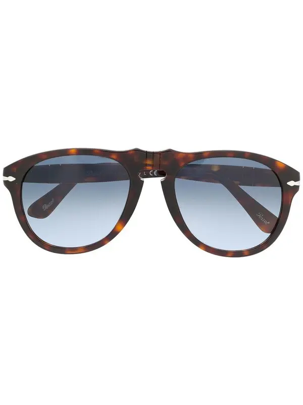 Persol Round Frame Sunglasses - Brown