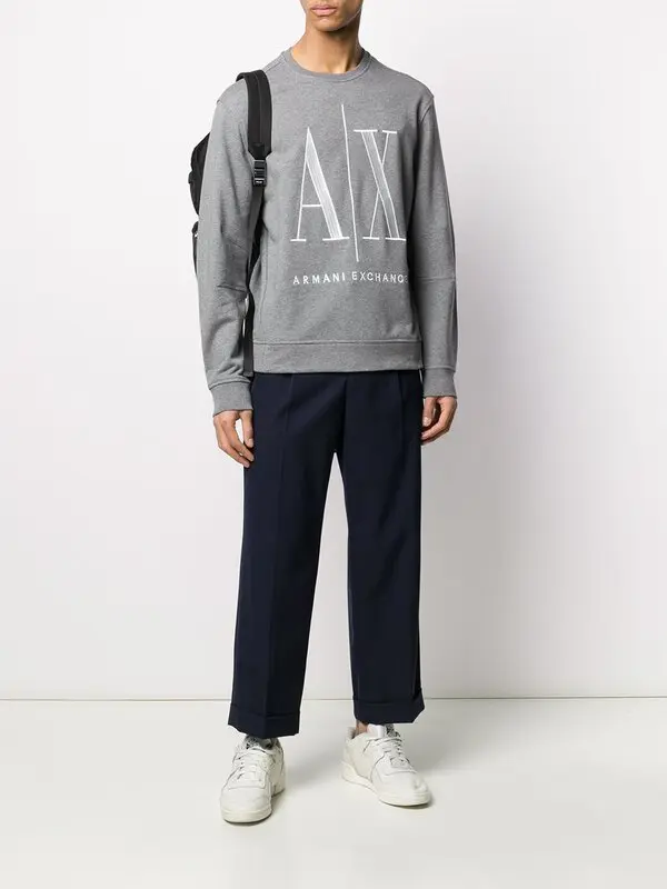 Armani Exchange Logo-embroidered Sweatshirt