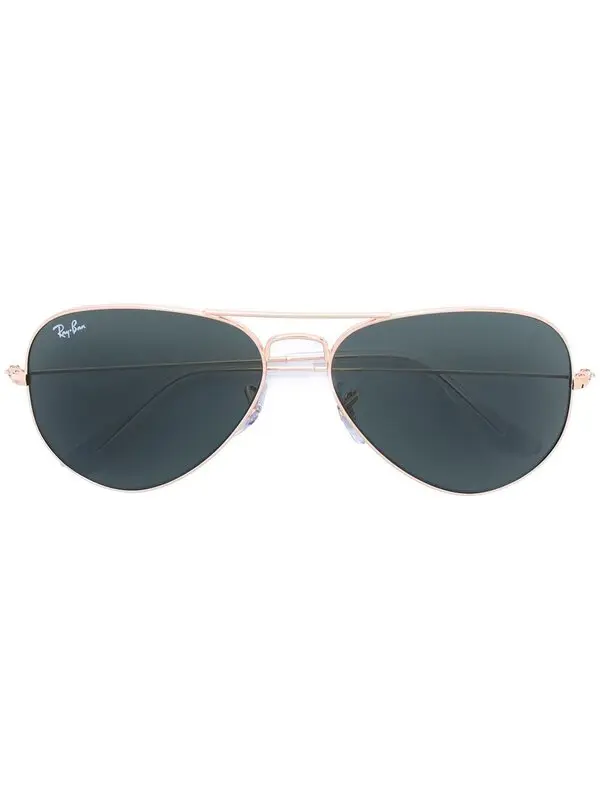 Ray-ban Rb3025 Aviator Sunglasses - Metallic