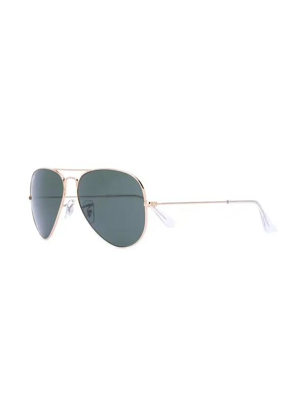 Ray-ban Rb3025 Aviator Sunglasses - Metallic