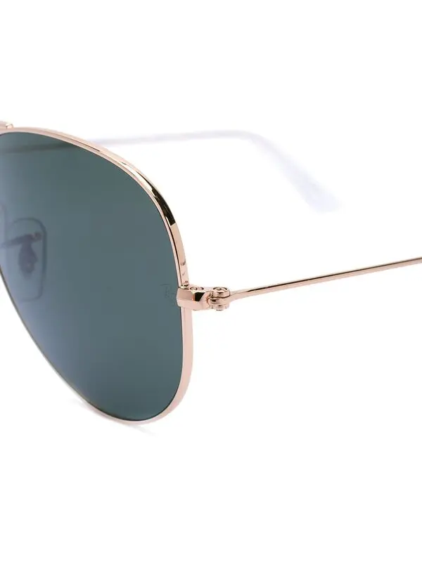 Ray-ban Rb3025 Aviator Sunglasses - Metallic