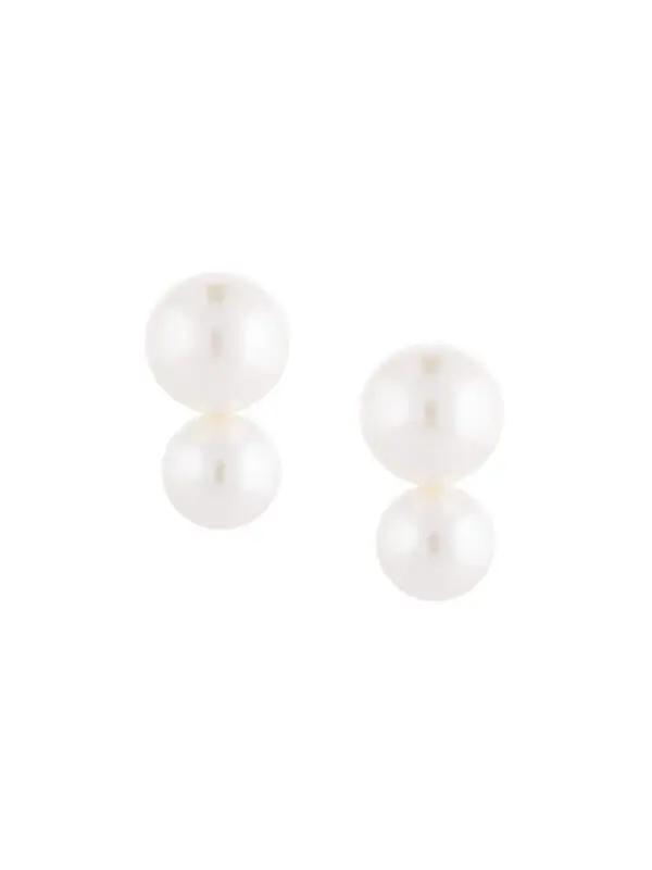 JENNIFER BEHR Gretel Pearl Earrings - White