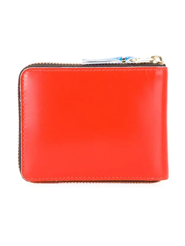 Comme Des Garçons Colour Block Zipped Wallet
