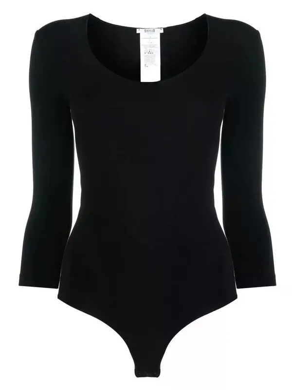 Wolford Cropped Sleeve Body - Black
