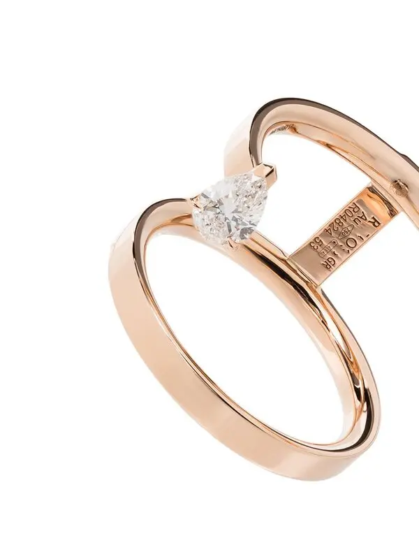 REPOSSI Serti Sur Vide 18kt Diamond Ring