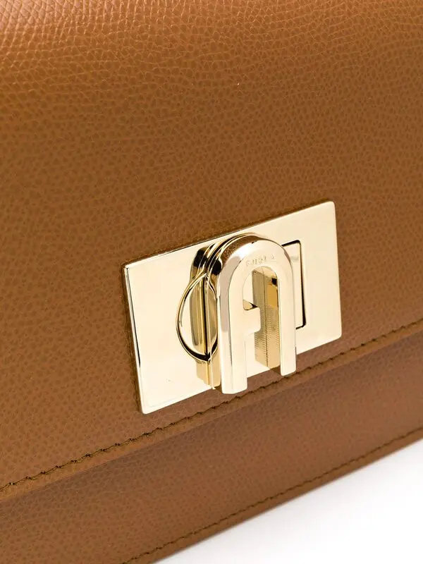 Furla 1927 Twist-lock Crossbody Bag - Brown