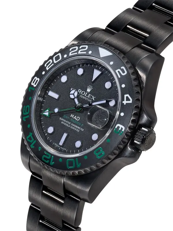 Mad Paris Customised Rolex Gmt Master Ii 40mm Black Editorialist