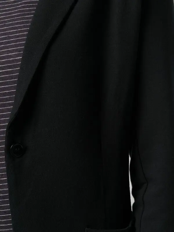 Majestic Filatures Americana Ribbed Blazer - Black
