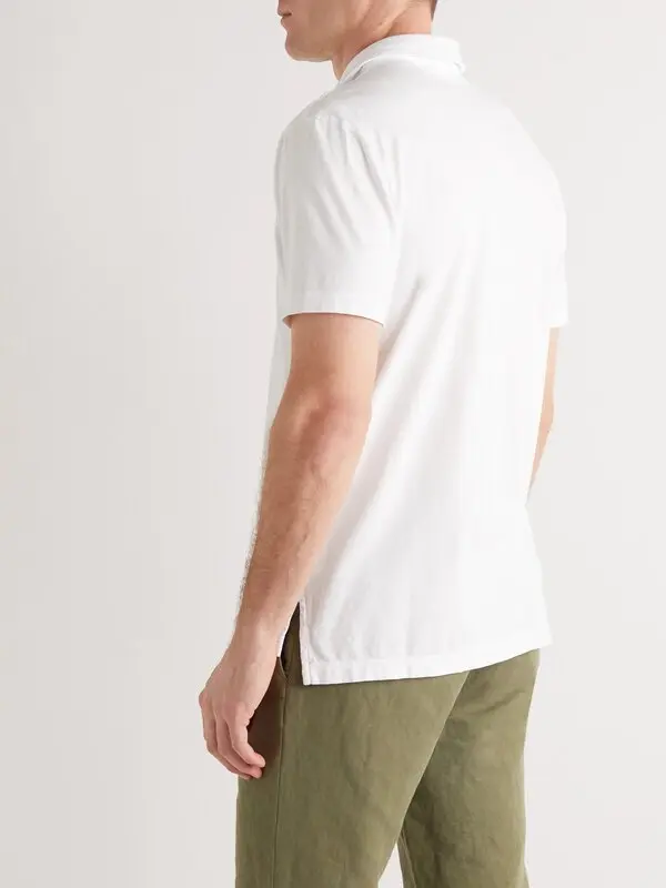 JAMES PERSE Supima Cotton-jersey Polo Shirt