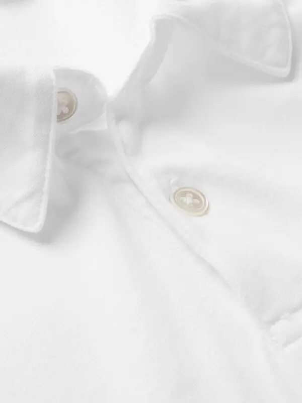 JAMES PERSE Supima Cotton-jersey Polo Shirt