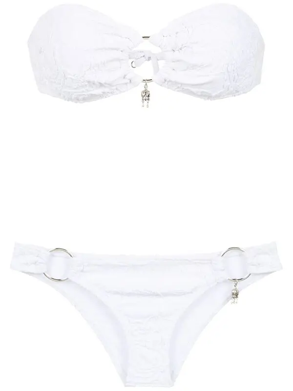 AMIR SLAMA Strapless Bikini Set - White