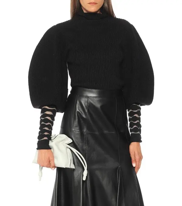 Loewe Flamenco Mini Leather Clutch