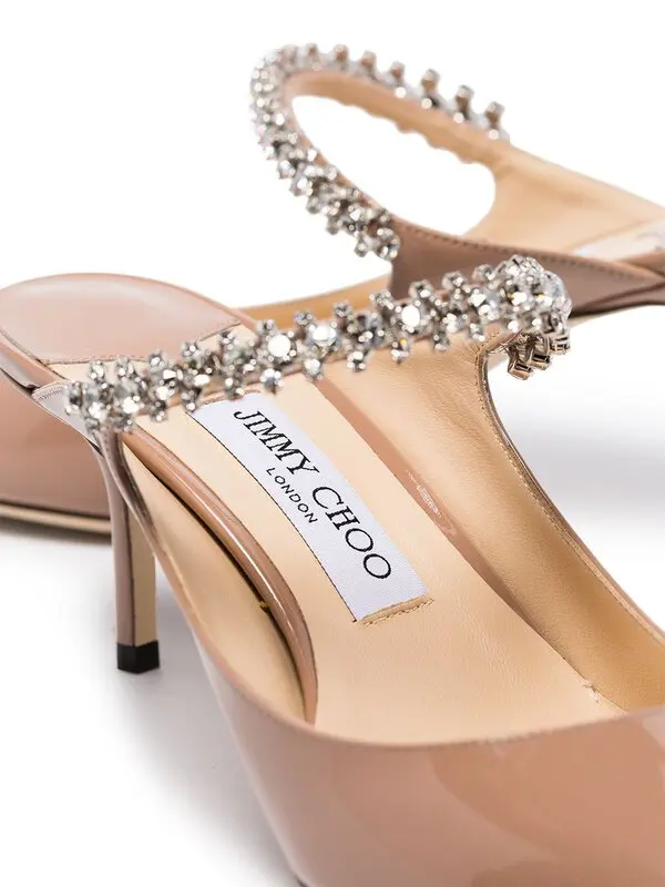 JIMMY CHOO 65mm Bing Leather Mules