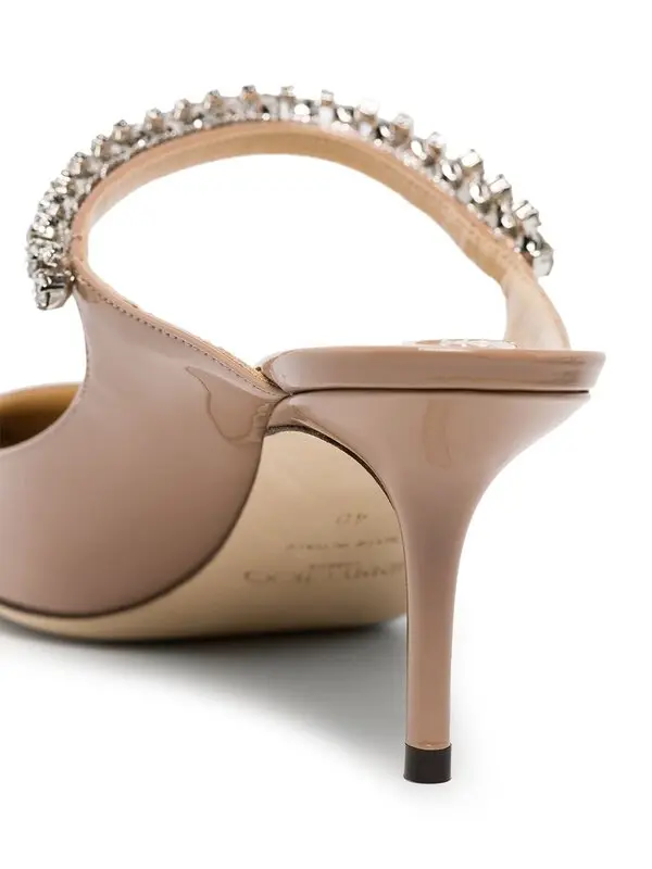 JIMMY CHOO 65mm Bing Leather Mules