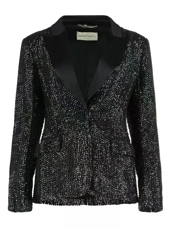 Alberta Ferretti Stud-embellished Blazer