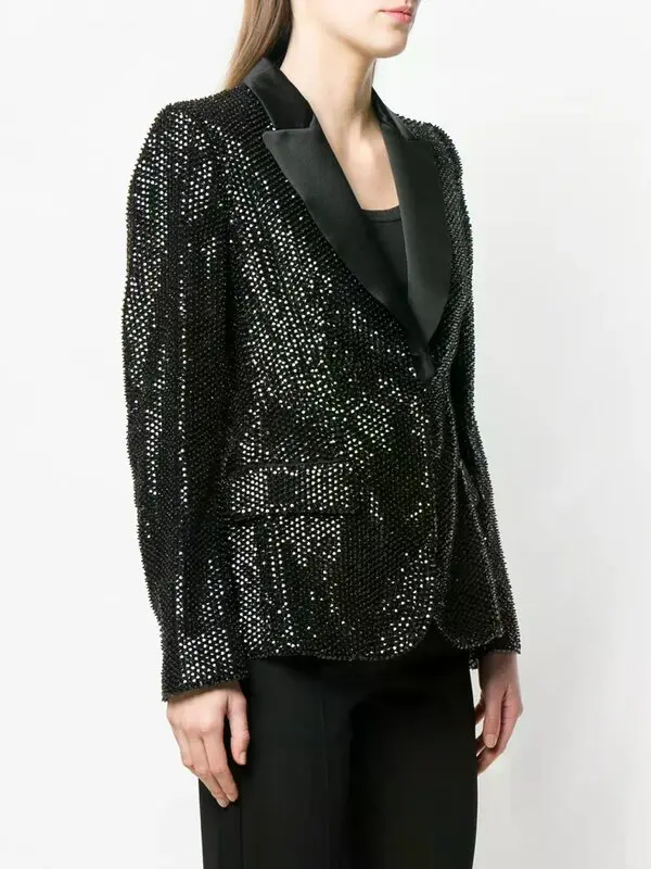 Alberta Ferretti Stud-embellished Blazer