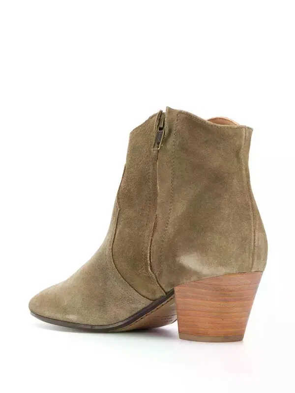 Isabel Marant Étoile Dicker Ankle Boots - Green