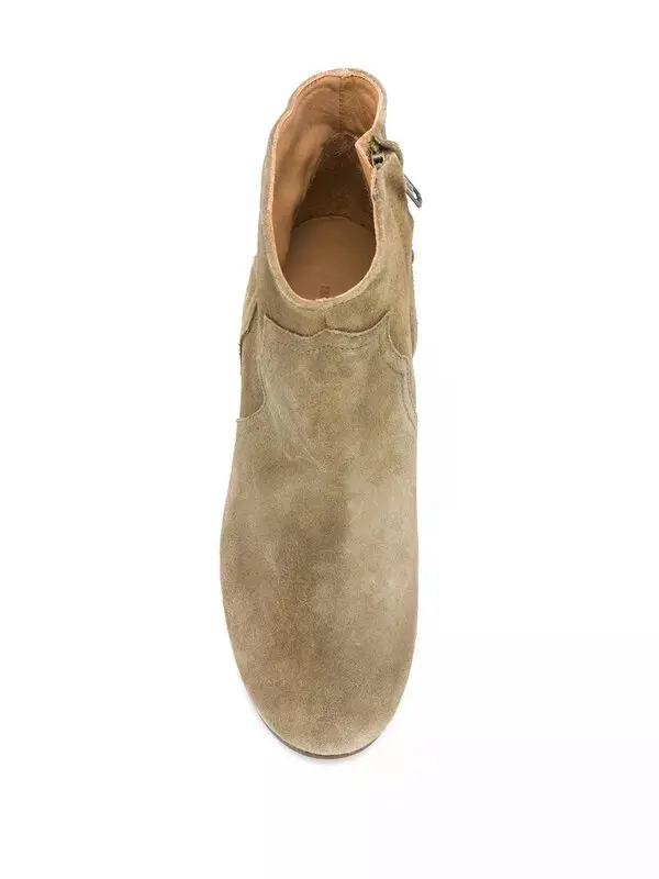 Isabel Marant Étoile Dicker Ankle Boots - Green