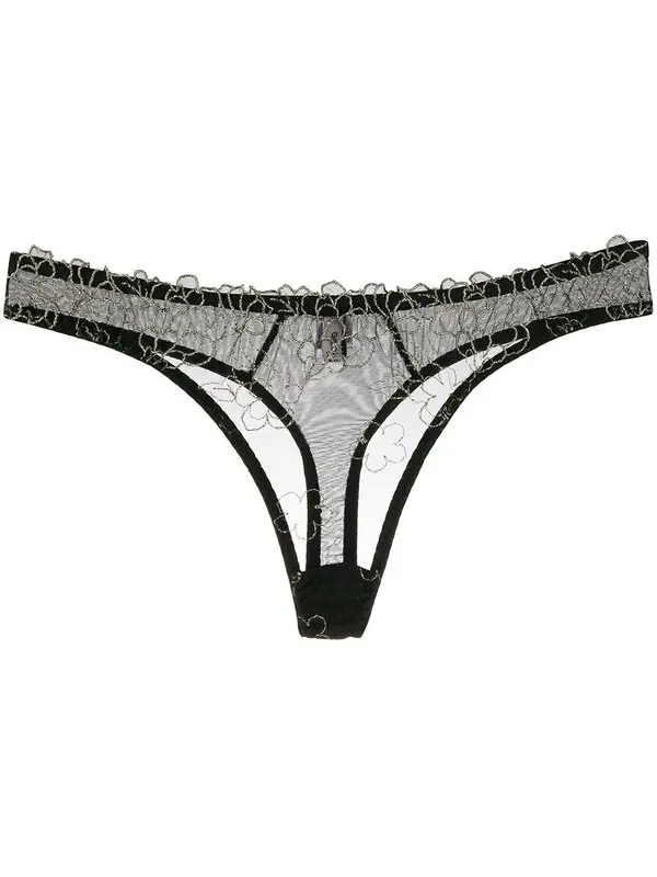GILDA & PEARL Floral Lace Thong